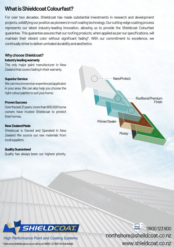 Colour Chart - Shieldcoat NZ