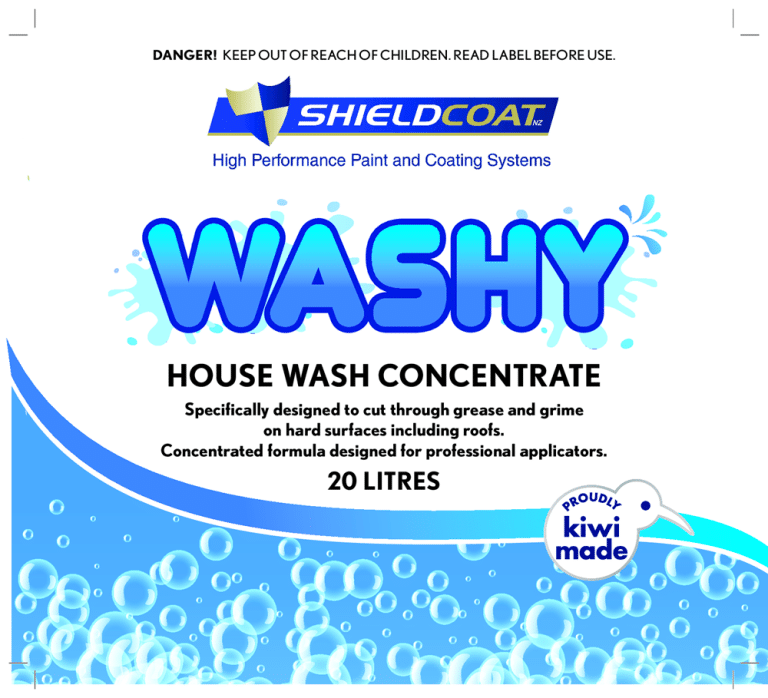 Washy House Wash - Shieldcoat NZ